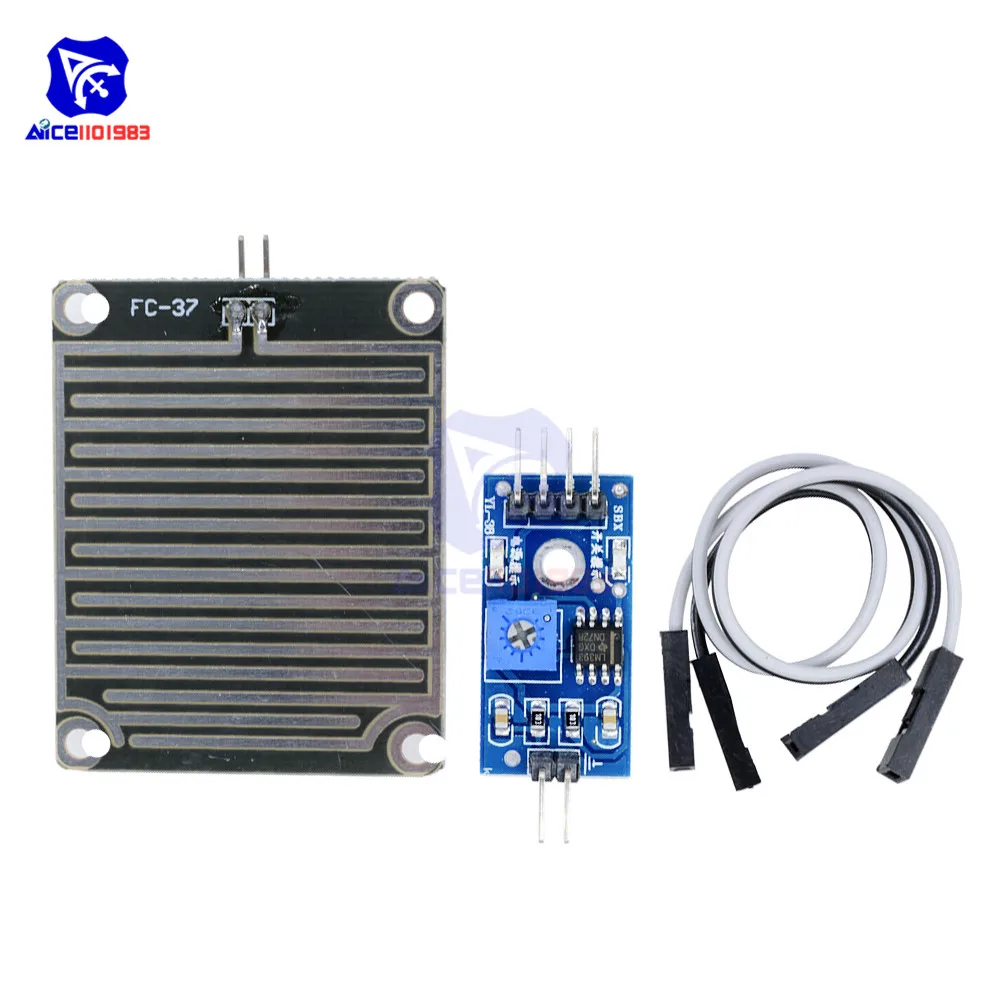 Diymore Raindrops Detection Sensor Module Humidity Sensor Board For ...