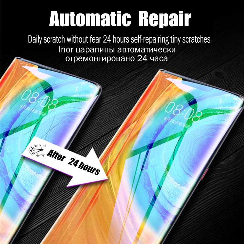 100D Curved Edge Full Cover Film For Huawei Mate 20 10 30 Lite Pro P ...