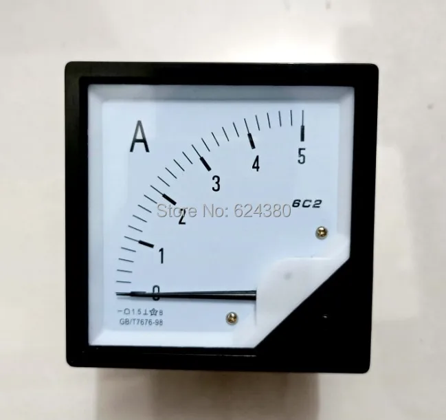 DC 0 5A 6C2 A Direct Current Analog Gauge Panel Meter Class 1.5|analog ...