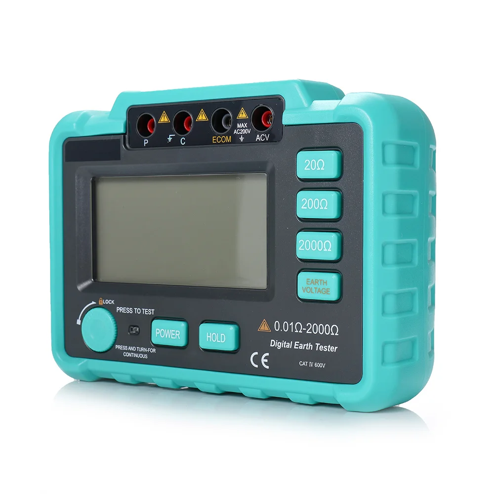 DANIU Dust Moisture Proof Resistance Multimeter Digital Earth Tester ...