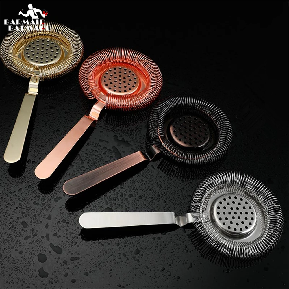 Bar Strainer Sprung Cocktail Strainer Stainless Steel Deluxe Strainer ...
