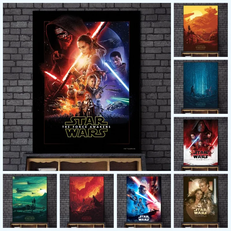 Star Wars Movie Poster Set