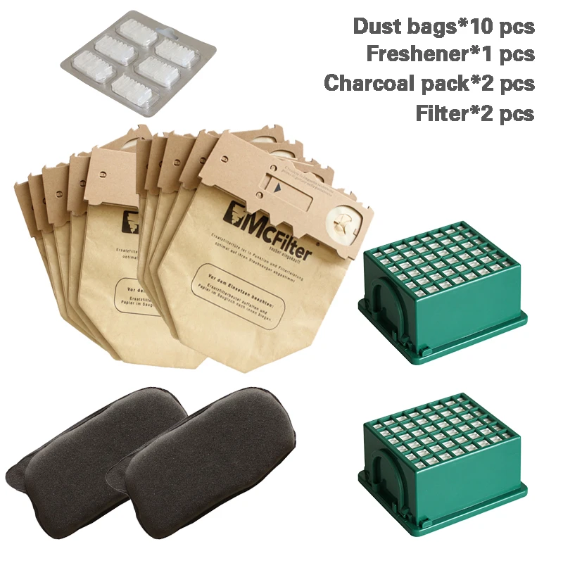 Multiple sets of Replaceable Hepa Filters Carbon Filters For VORWERK ...