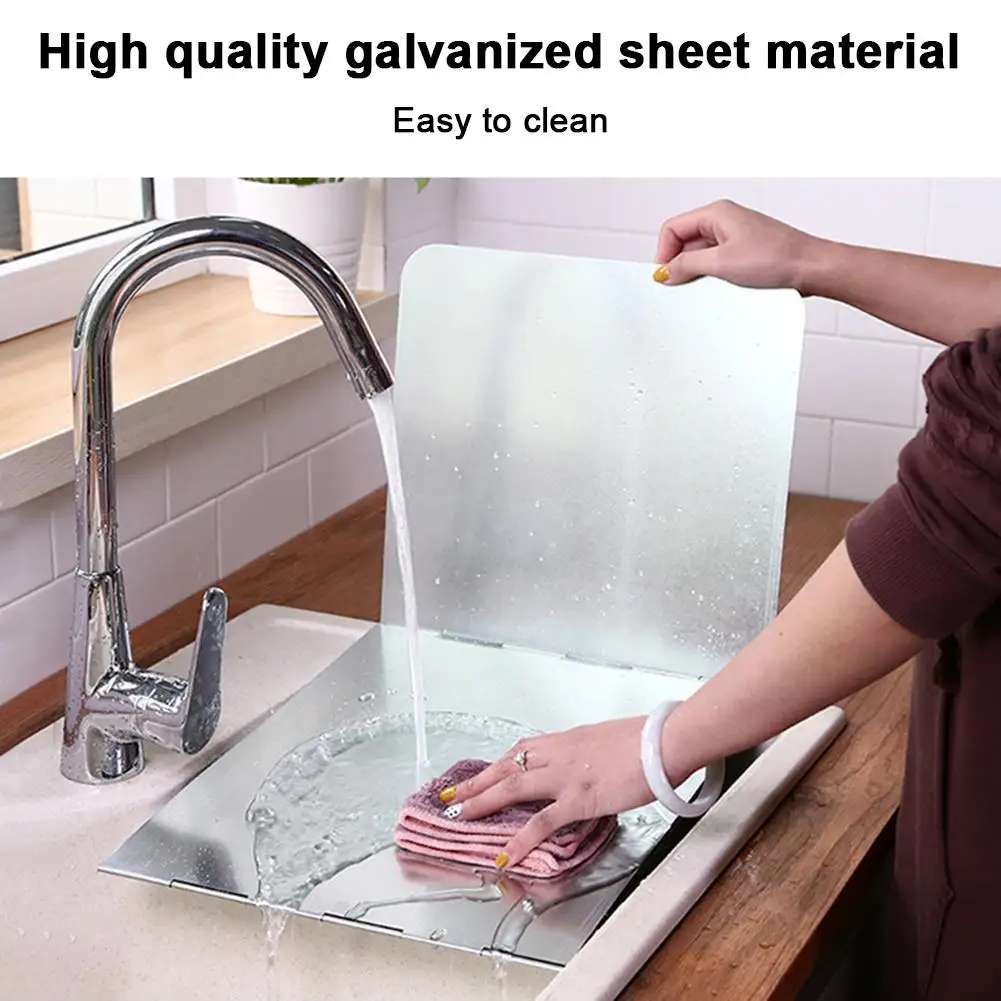 Anti Splatter Shield Guard Oil Anti-Splash Block For Gas Stove Baffle ...