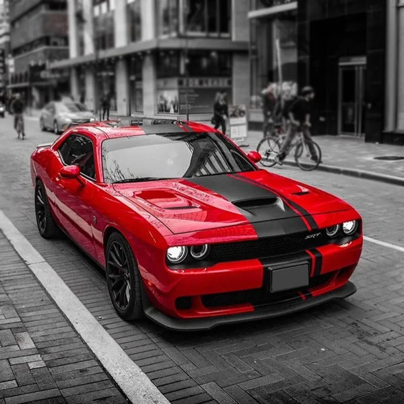 Matte Red Dodge Challenger
