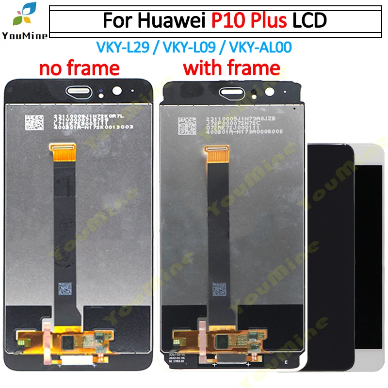 Touch Screen For Huawei P10 Plus Lcd Display Digitizer Sensor Glass ...