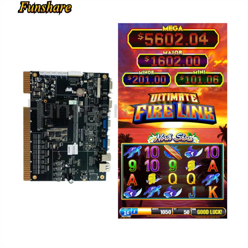 Firelink North Shore Vertical Slot Game Board Fire Link Casino Slots ...