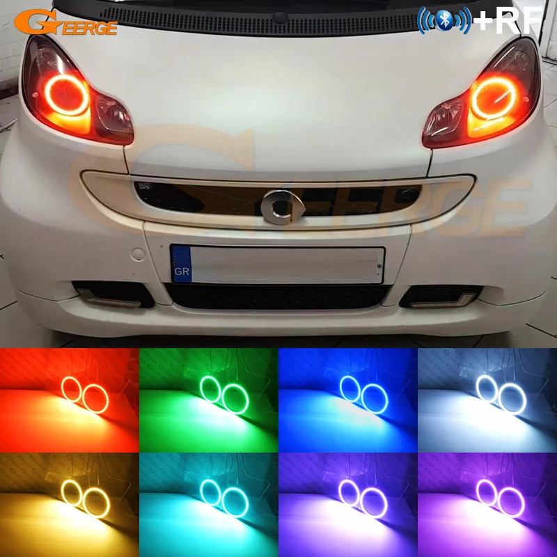 RF-Remote-Bluetooth-APP-Multi-Color-RGB-Led-Angel-Eyes-Halo-Rings-For ...