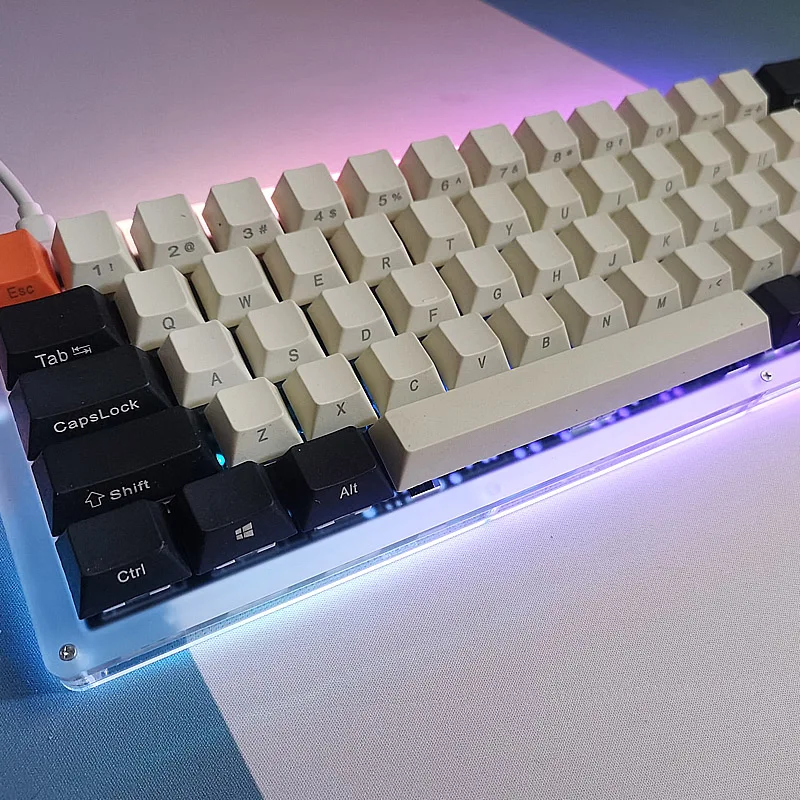 Acrylic Keyboard Shell Cx60 Diy For Mechanical Keyboard Kit Pcb Board ...