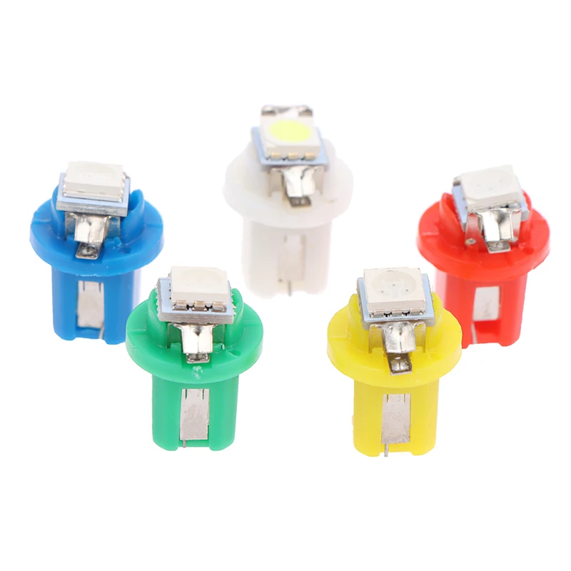 5pcs 5-color car T5 B8.5D Dashboard Light Highlight Indicator Light ...