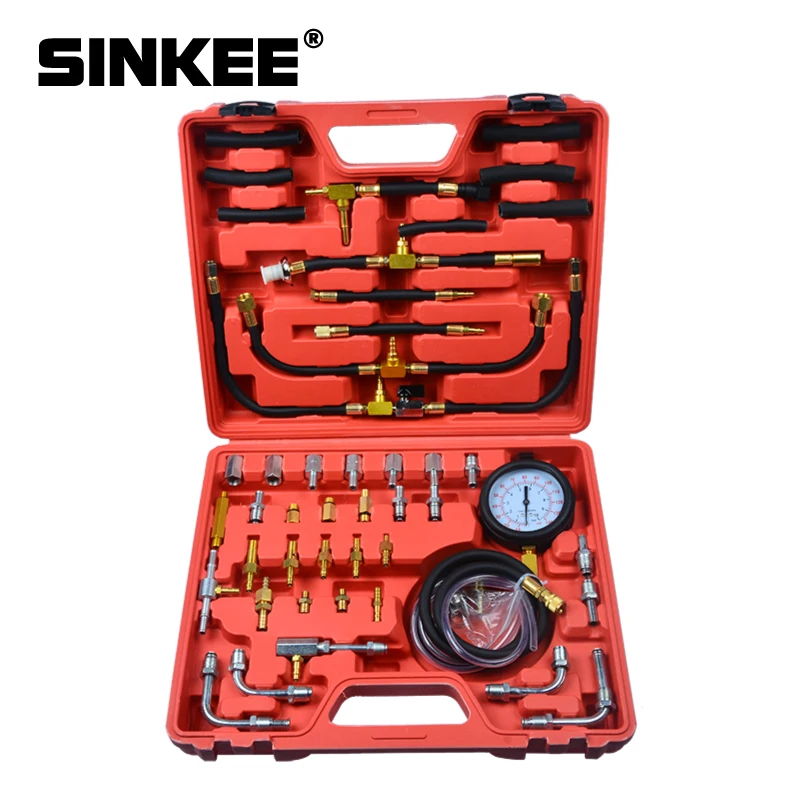 Car Fuel Injection Pump Tester Injector Pressure Test Gauge Diagnostic ...