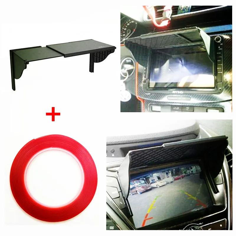 6-10 Inch Universal Car Gps Navigation Display Light Sun Visor Sunshade ...