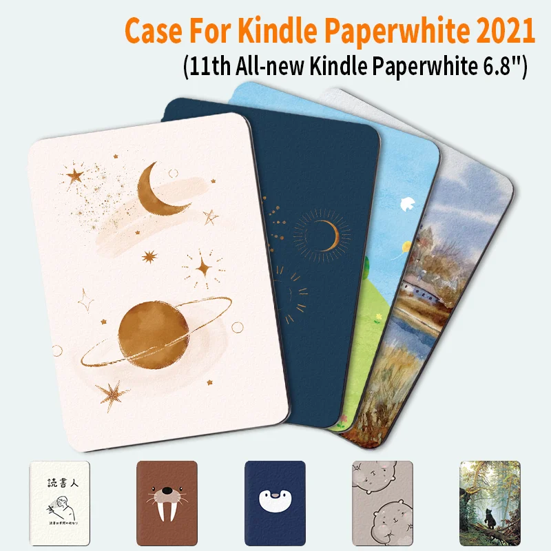 2021 tudo novo magnético caso inteligente para kindle paperwhite 5 ...