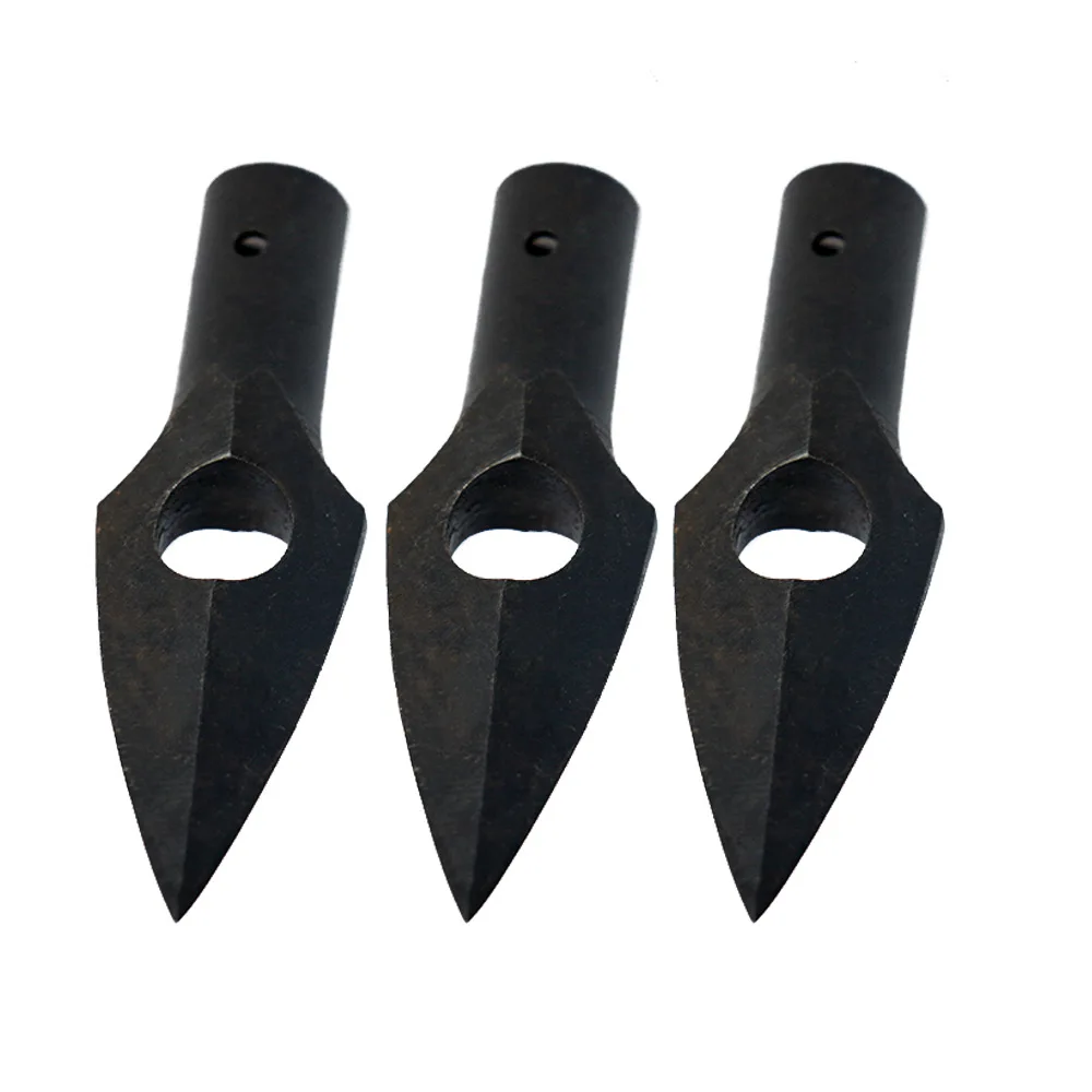 10pcs One Hole Arrowhead Hunting Broadhead Arrow Head Tips Points 184 ...