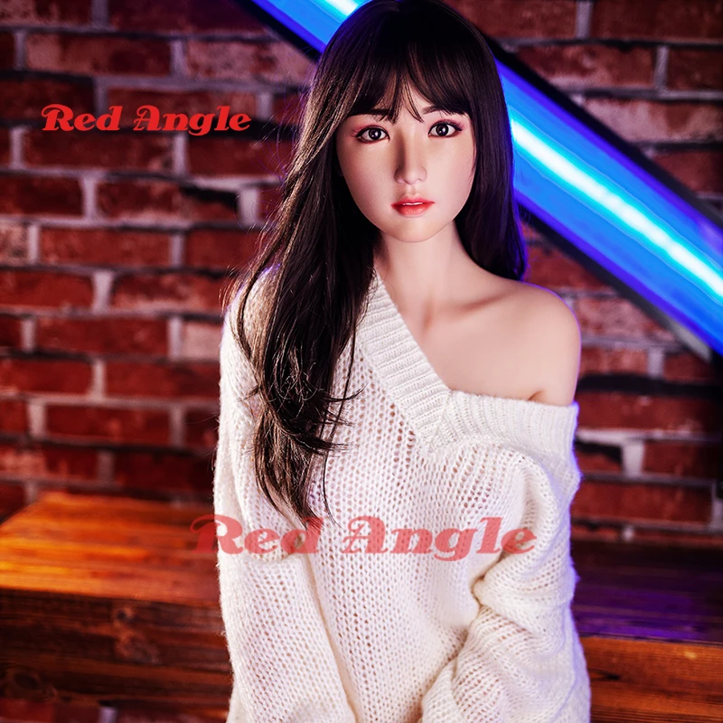 Red Angle Big Breast Silicone Sex Dolls for Male Implanted Hair Full Platinum Silicone Top ...