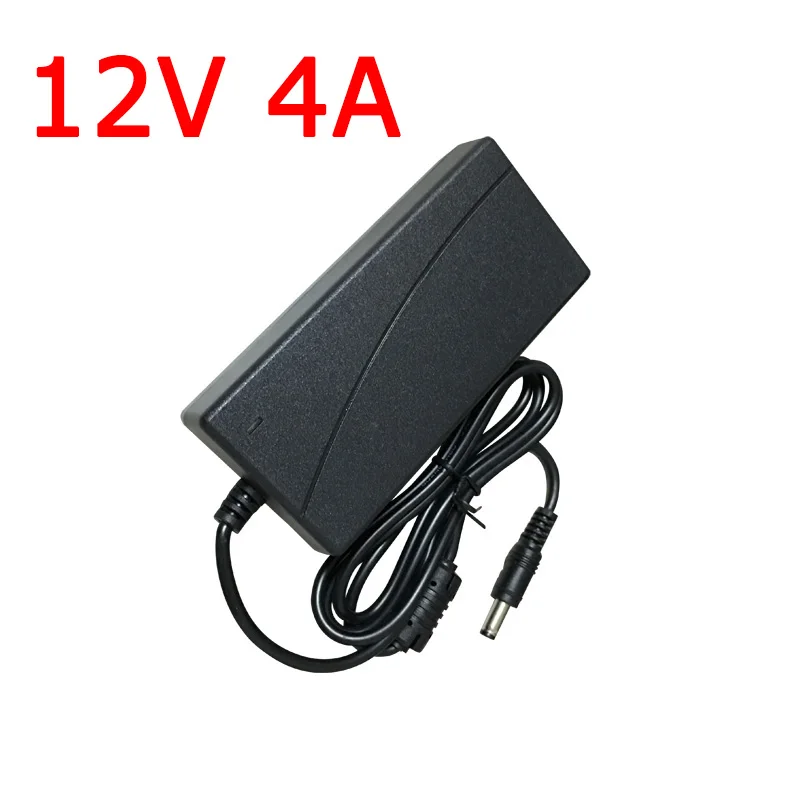 AC 100-240V Adapter Charger DC 12V 4A For ROLAND BOSS PSB-7U CCD-1 CD-2 ...