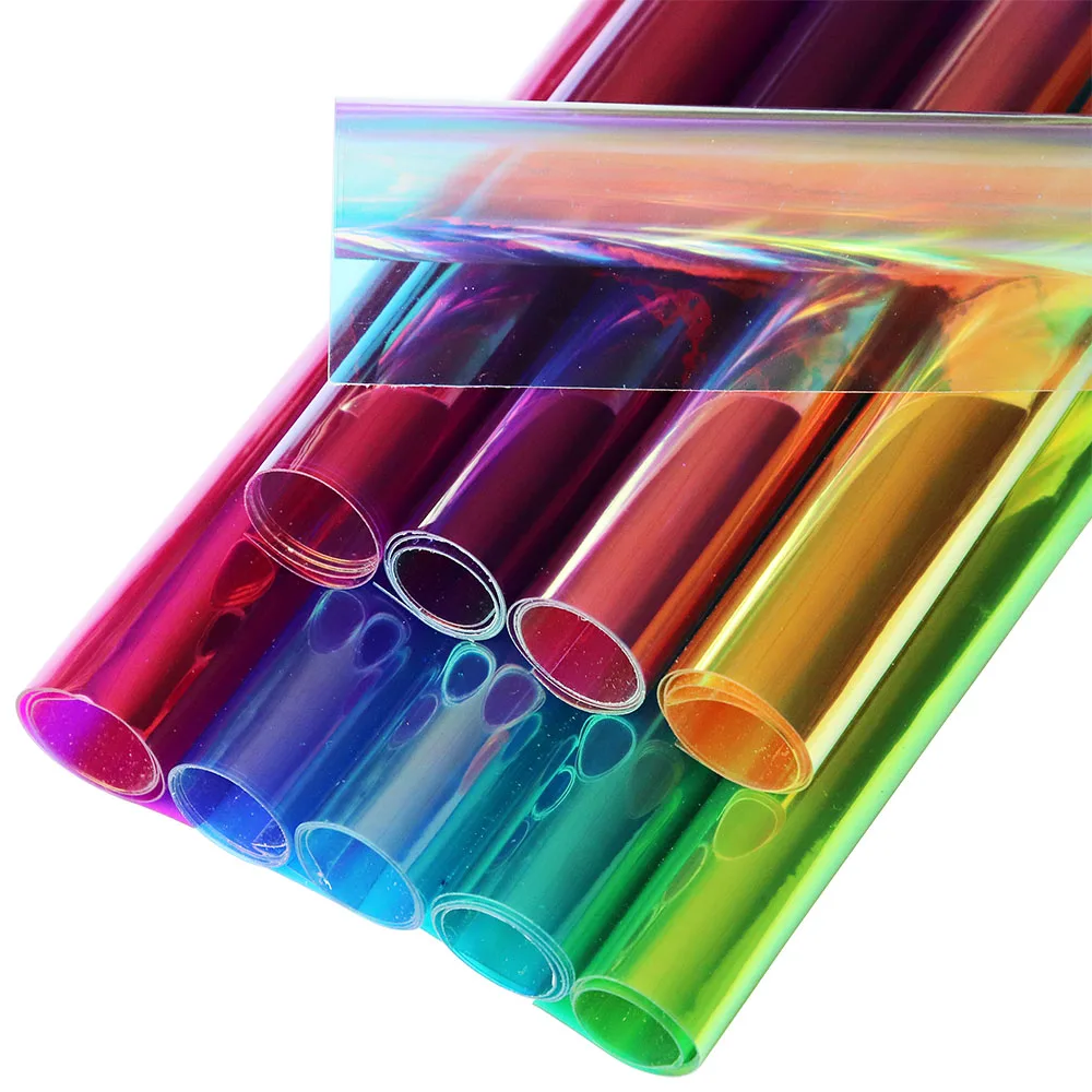 30x95cm-Roll-Holographic-Iridescent-Transparent-Clear-Tarpaulin-Vinyl ...