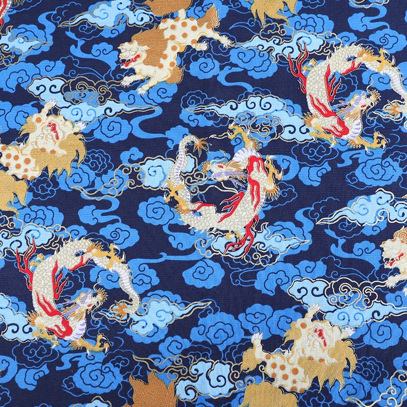 Japanese Dragon Fabric