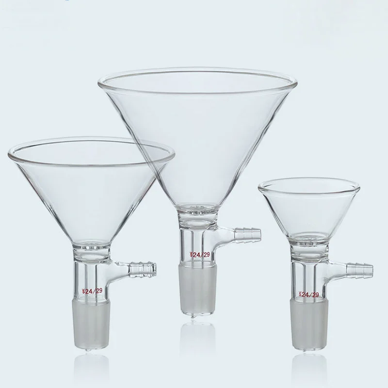 1pc DIA 50mm to 150mm borosilicate glass suction funnel with filter ...