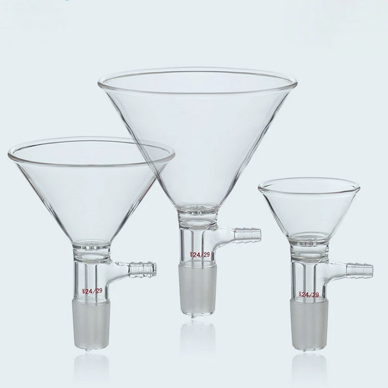 1pc DIA 50mm to 150mm borosilicate glass suction funnel with filter ...