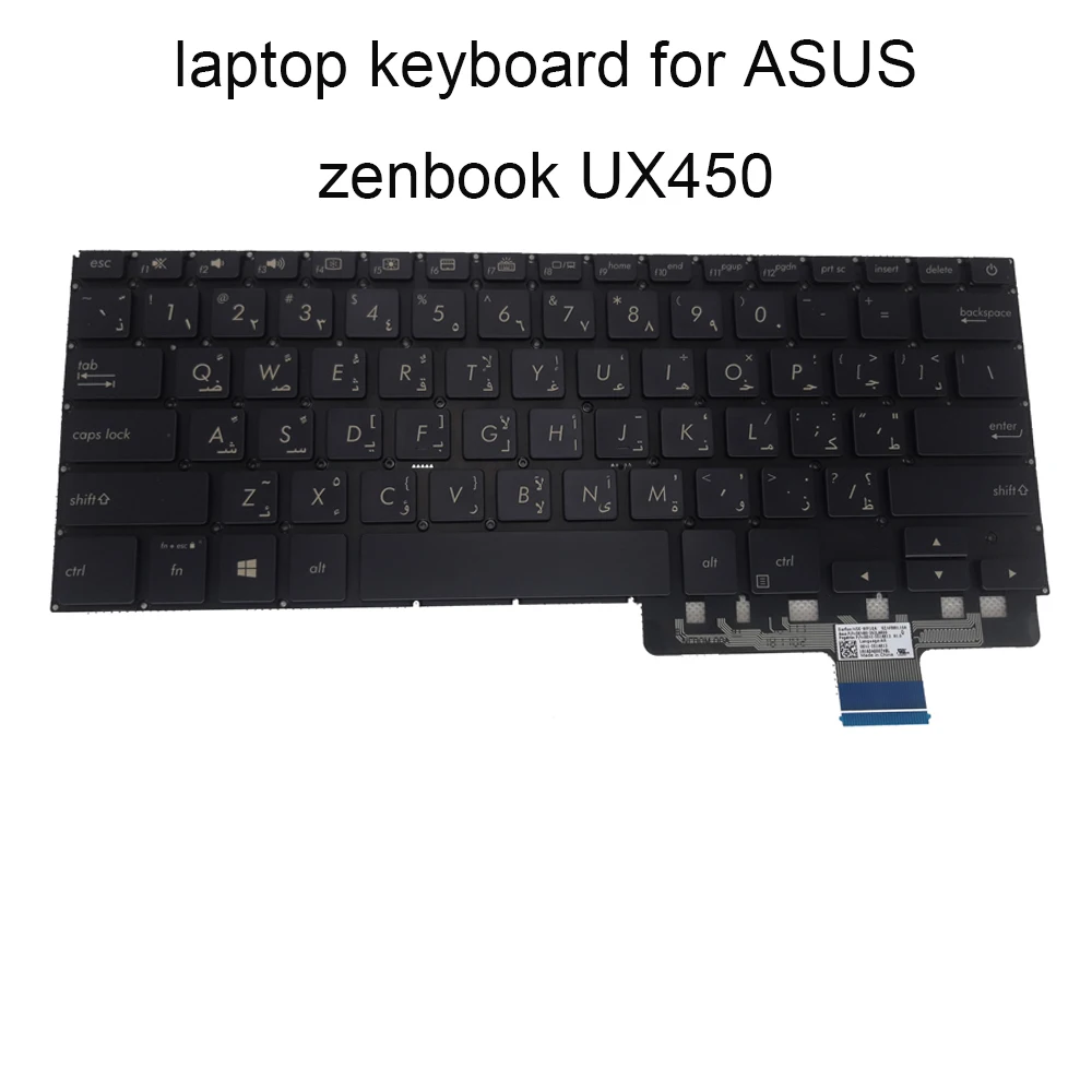 Ar Arabic Wb Notebook Pc Backlit Keyboard For Asus Zenbook Pro 14 The ...