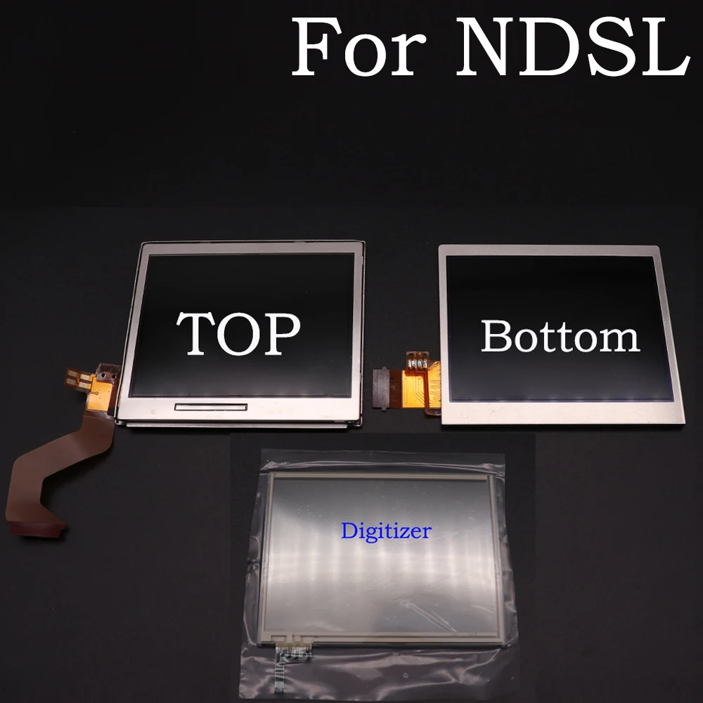 Lcd Screen For Ndsl Repair Part Top/bottom Lcd Display For Ndsl Game ...
