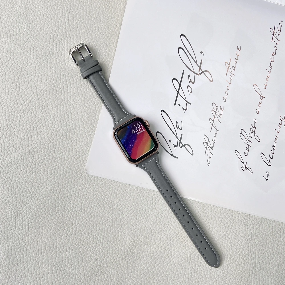 41mm Series 7 - vert avocat - Boucle en cuir de haute qualité pour ...