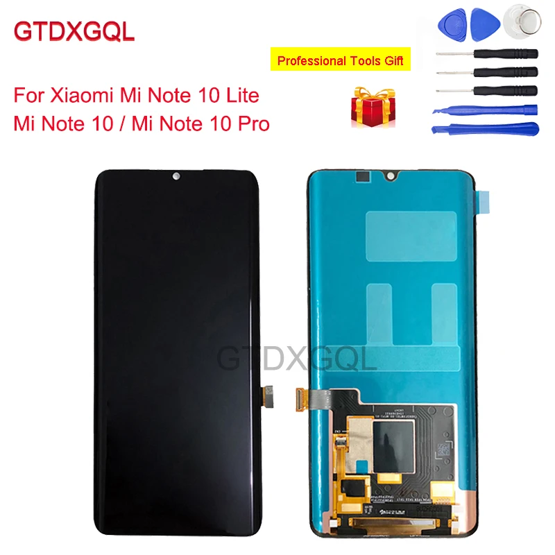 Pantalla táctil Amoled de 6,47 pulgadas para Xiaomi Mi Note 10 / Mi Note 10 Lite, M1910F4G, Mi ...