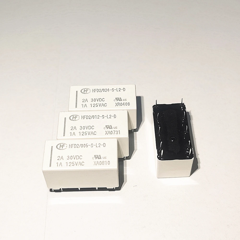 10pcs/lot Magnetic Latching Relays Hfd2-005 012 024-s-l2-d 1a 10pin ...