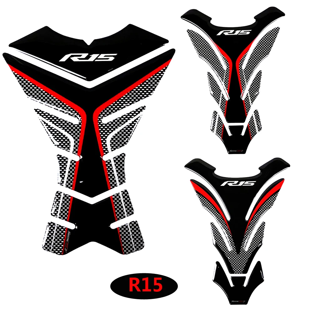 3d Motorcycle Tank Pad Protector Decal Stickers Case For Yamaha R15 Yzf ...