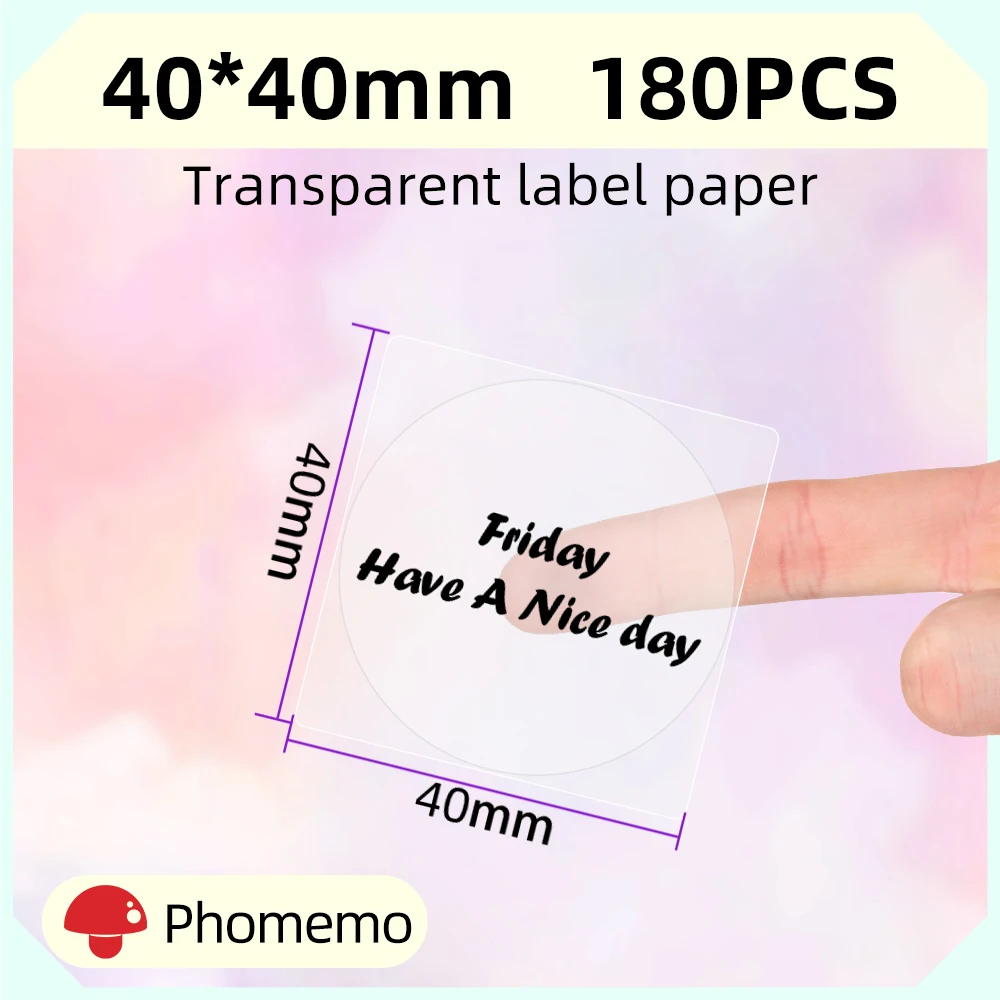 Clear Adhesive Labels