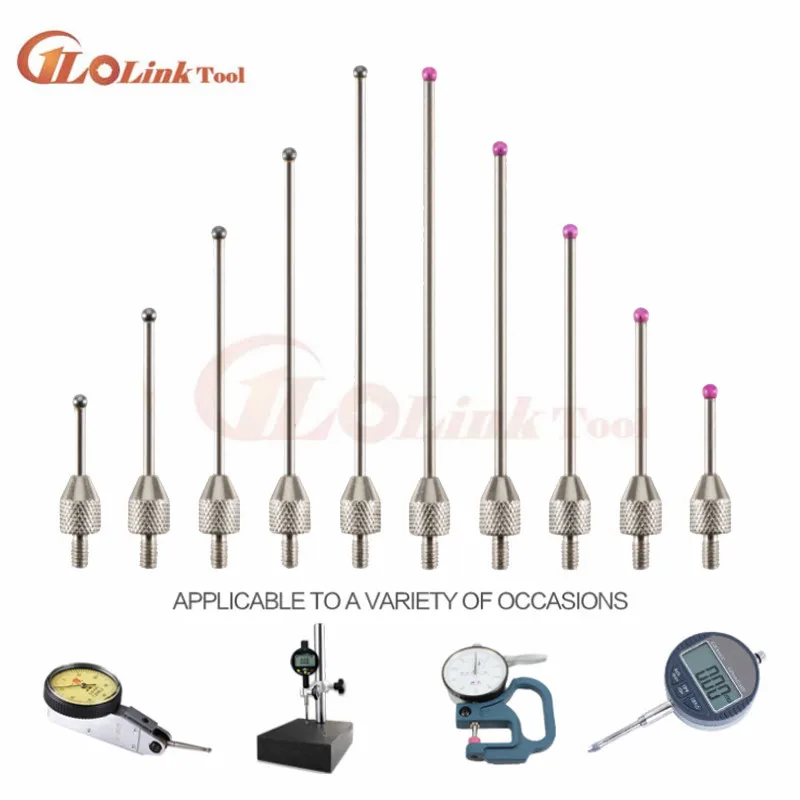 Tungsten Steel/Ruby Head Dovetail Rails Dial Gauge Needle Indicator ...