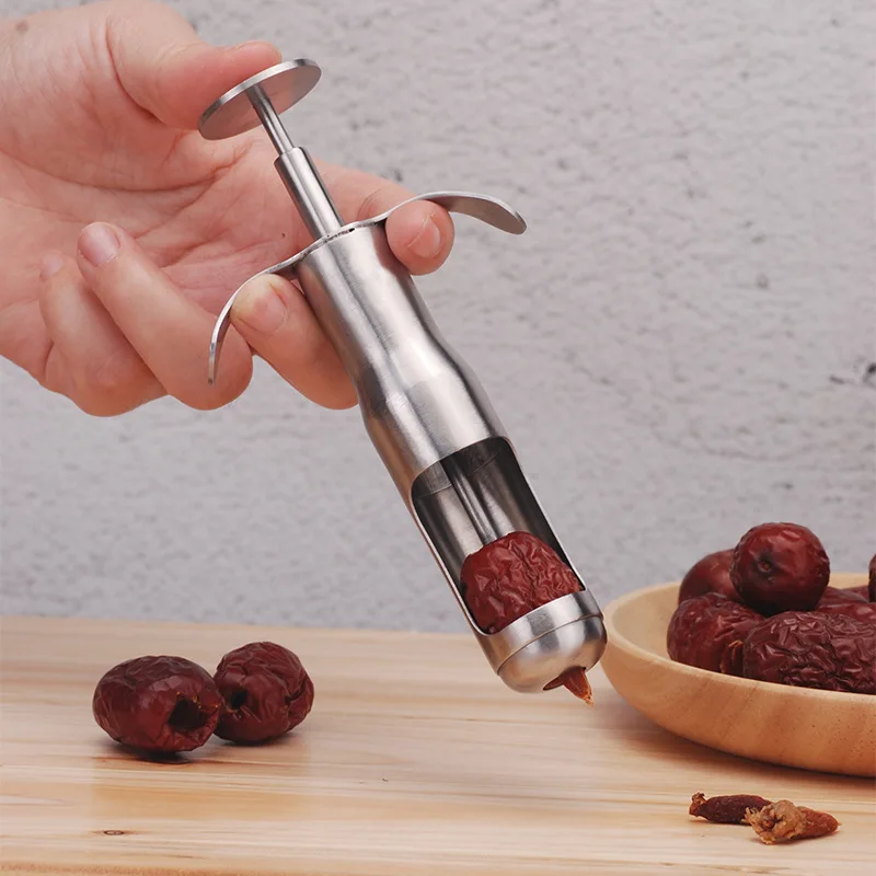 2020 Cherry Corer Stainless Steel Cherry Pitters For Fruit Red Jujube ...