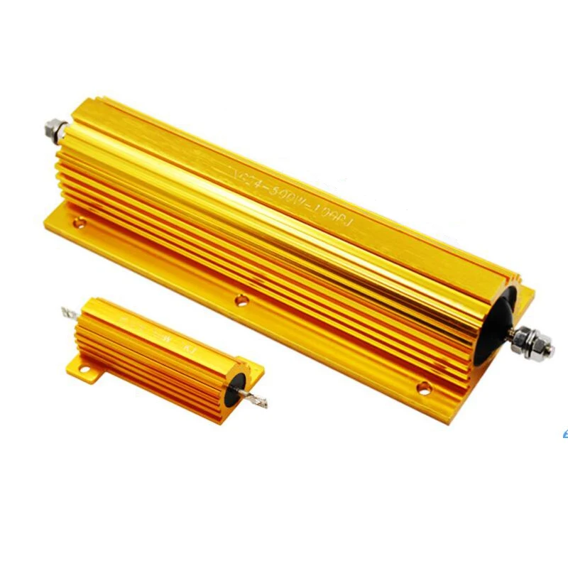 500w Aluminum Power Metal Shell Case Wirewound Resistor 0.1r ~ 500r 0.1 ...