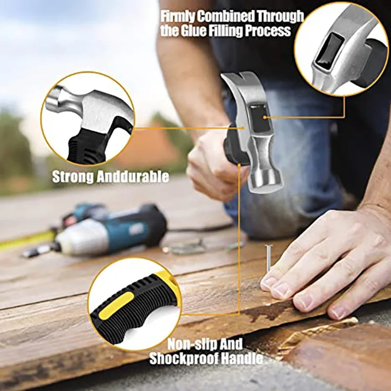 Mini Makacs Karom Kalapács 8Oz Köröm Szerszám Acél Famegmunkáló ...