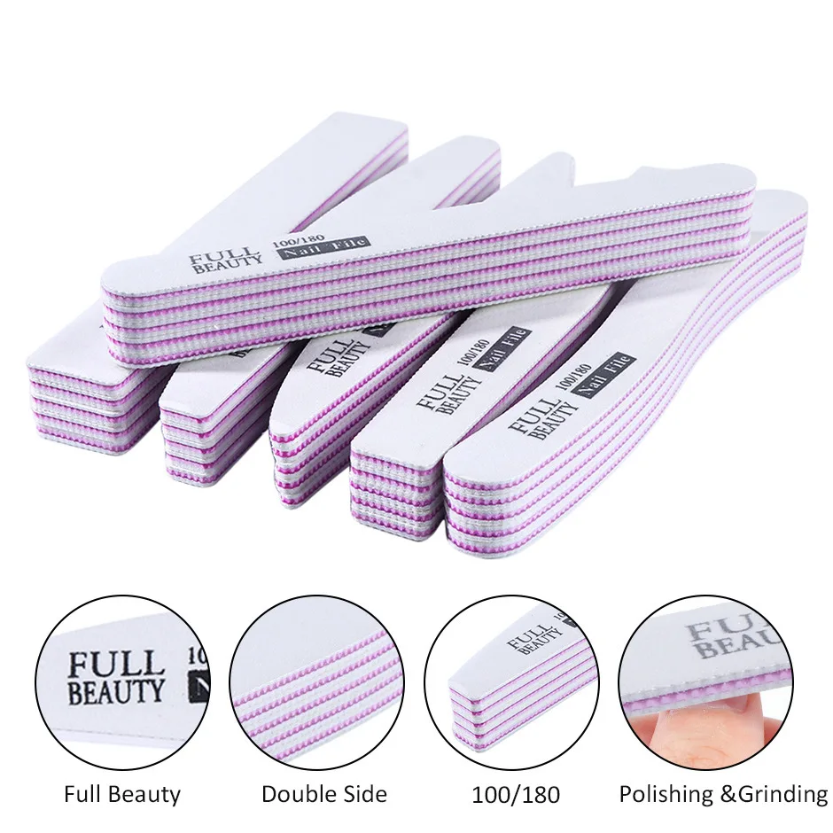 High grade Red Heart Serrated Diamond Sand Strips Nail Tools for ...