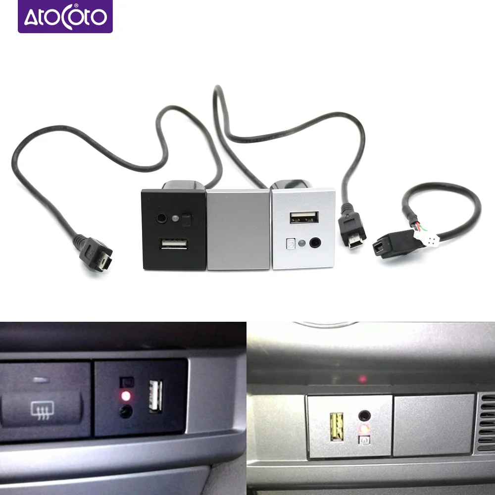 Car 4 Pin Mini Usb Plug Interface Cable Adapter Connection For Ford ...