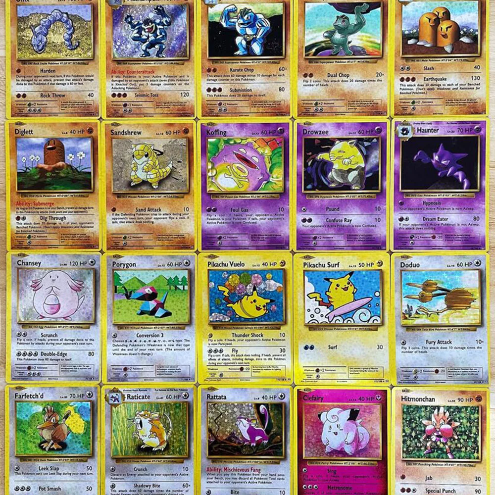 1st Generation Miniature Pok\u00e9mon Cards Dollhouse Sized Pokemon Cards Art & Collectibles ...