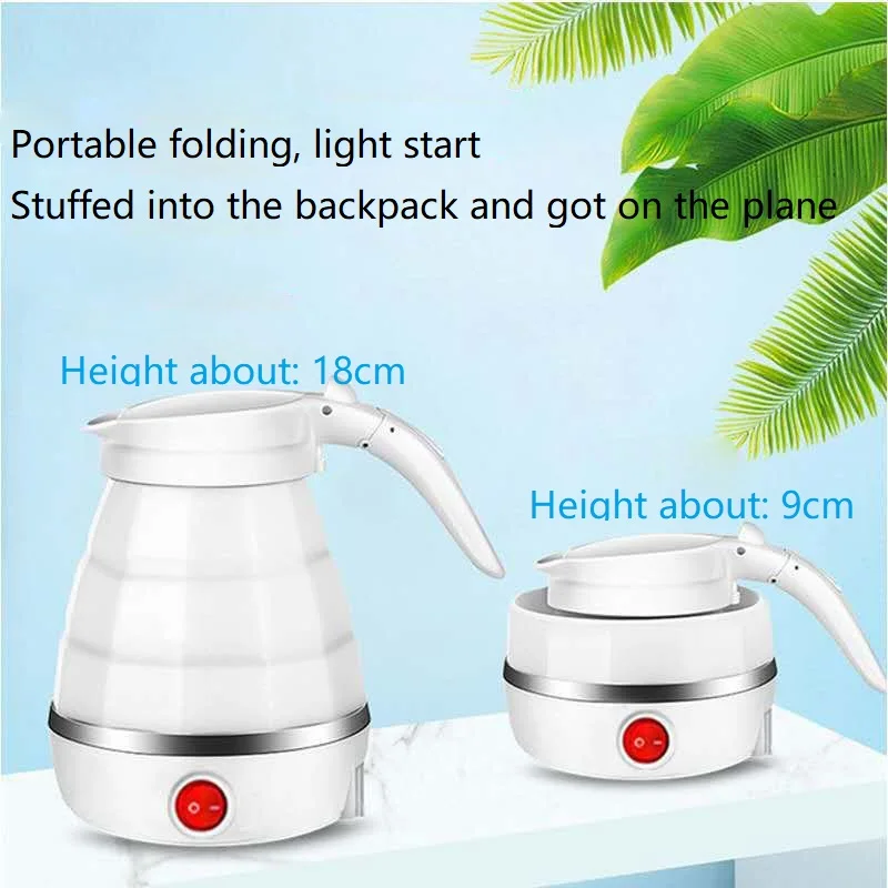 Folding Portable Electric Water Kettle Handheld Electric Water Flask ...