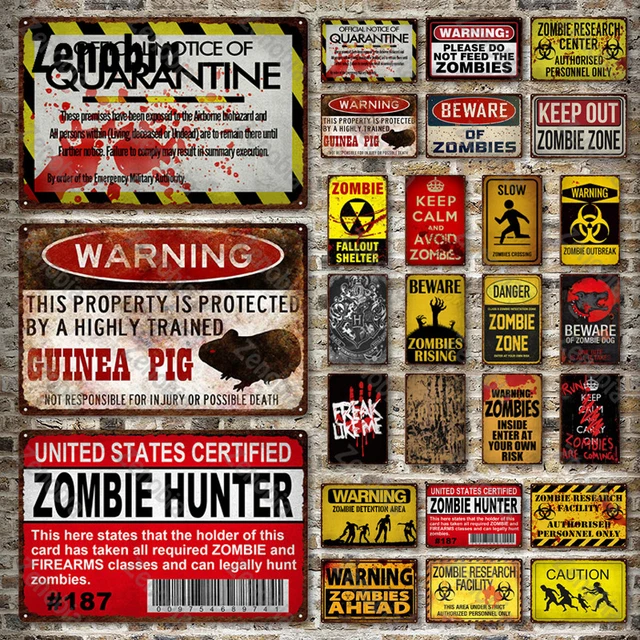 Cool Zombie Signs
