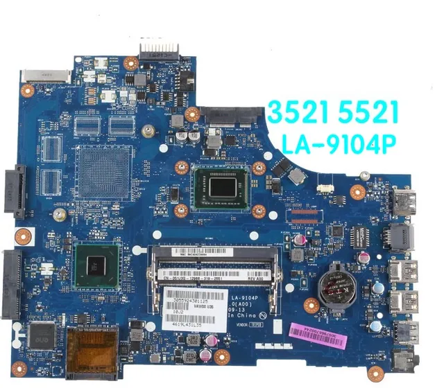 Dell Inspiron 3521 5521 Placa base LA-9104P CN-0760R1 0760R1 CN-051La ...