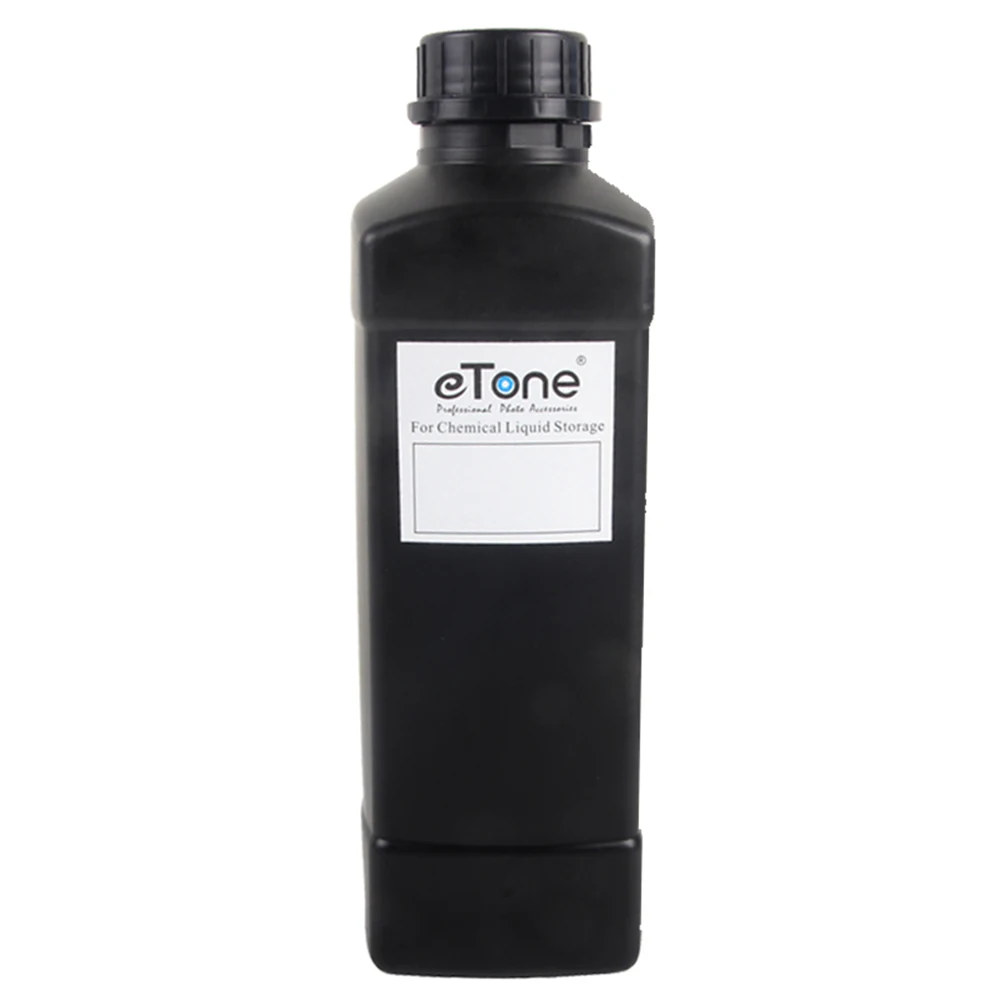 eTone 1000CC Darkroom Chemical Developer Storage Bottles Plastic 1L ...