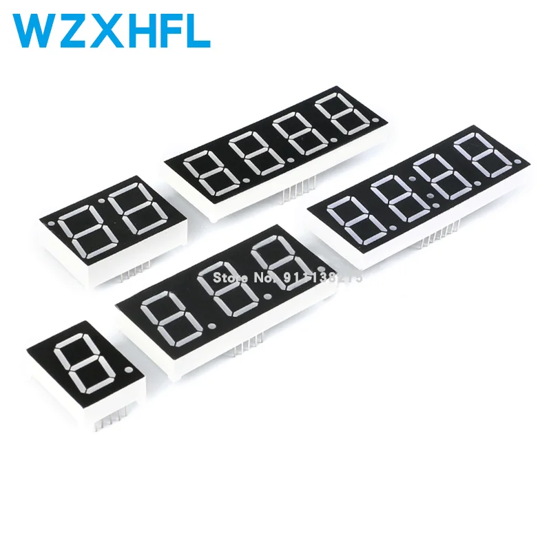 5pcs Digital tube Common Anode Common Cathode Red 1 2 3 4 Bit digital ...