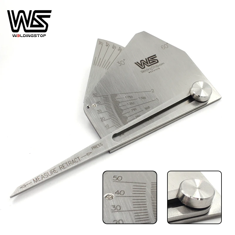 Skew-t Fillet Weld Gauge Welding Gage Inspection Ulnar Test Ruler ...