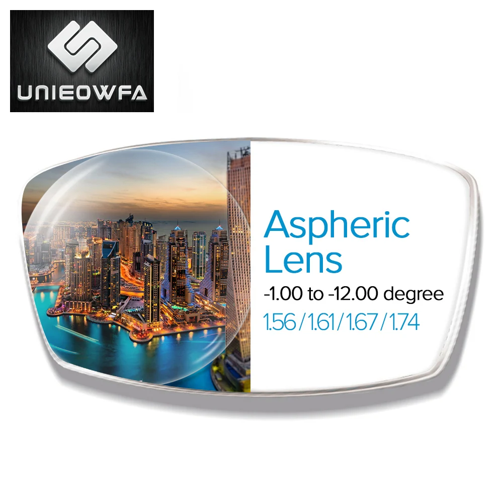 1.56 1.61 1.67 1.74 Aspheric Glasses Lens Resin Cr-39 Optical Lenes ...