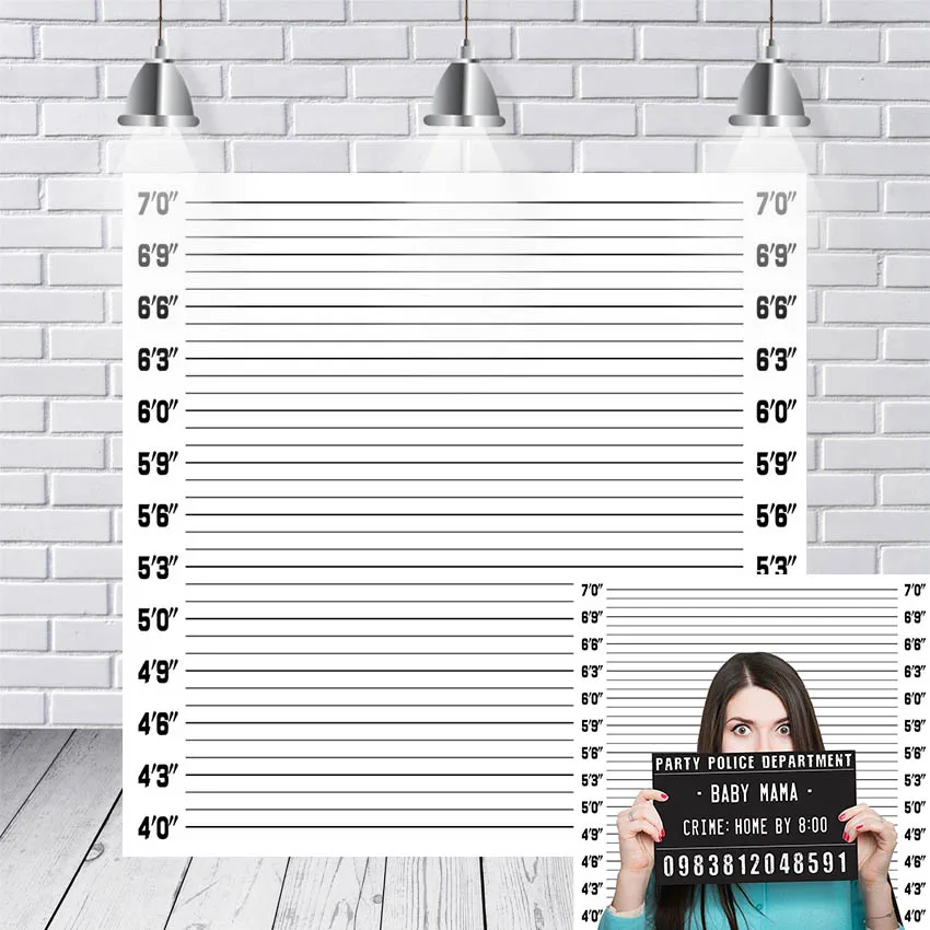 Blank Mugshot Template