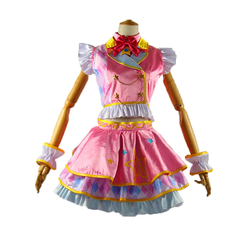 Anime Aikatsu Stars Hoshimiya Ichigo Nijino Yume Cosplay Costume ...