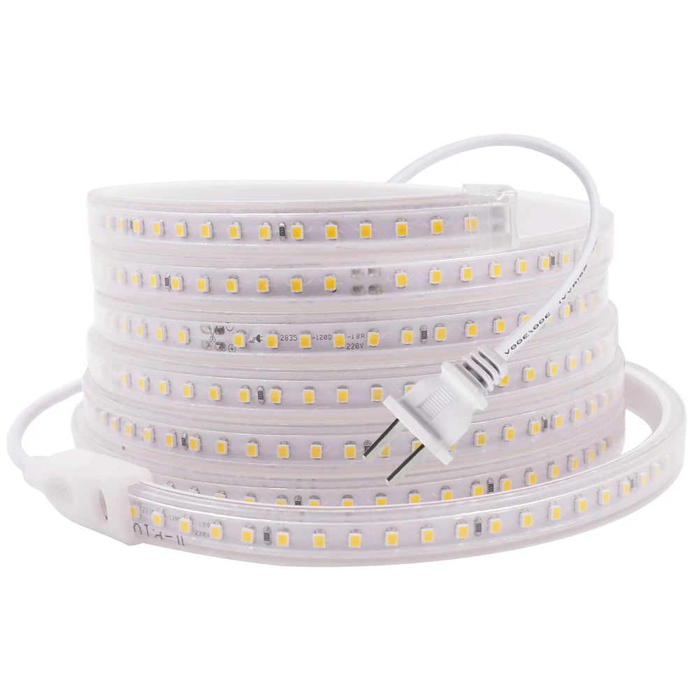 110v 120leds/m led strip smd2835 flexível fita led fita diodo 100cm ...