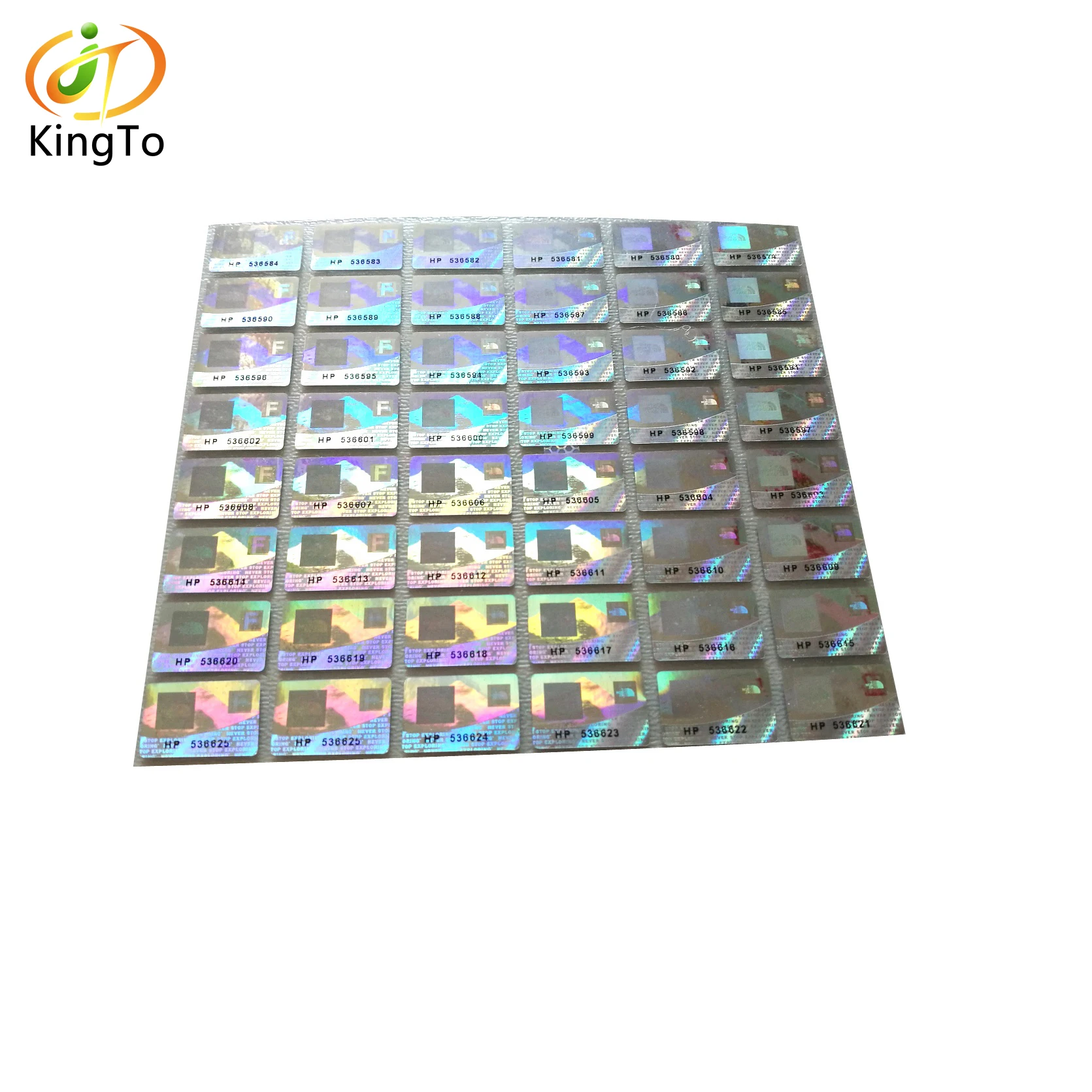Color changing hologram sticker custom adhesive holographic vinyl ...