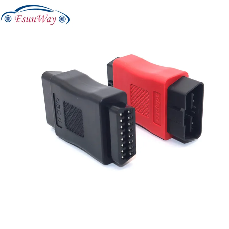24V OBD 16 Pin OBDII 16Pin Plug Male to Female Connector Universal OBD ...